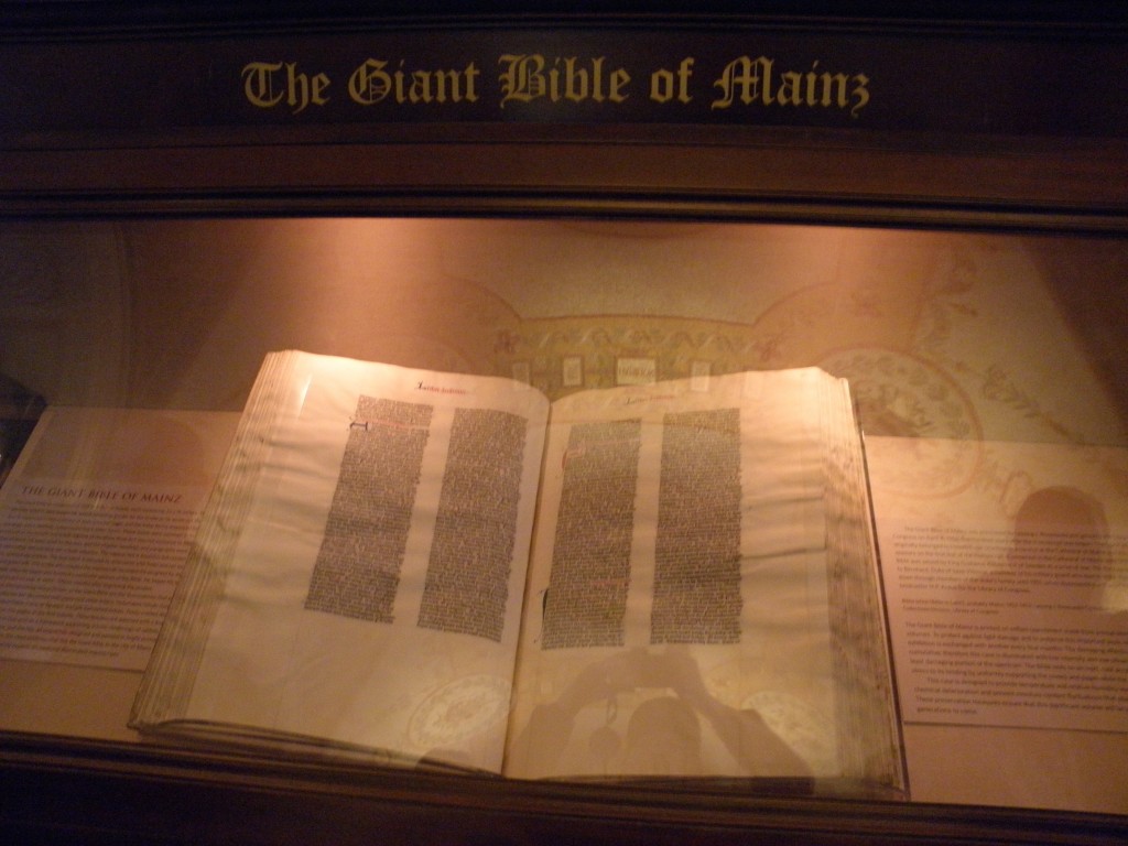 Library of Congress – The Giant Bible of Mainz - Saint Clement Catholic ...